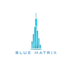 Login Page – Blue Matrix