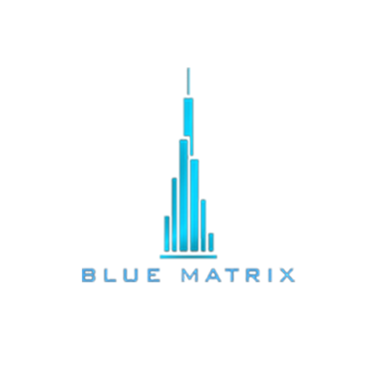 Login Page – Blue Matrix